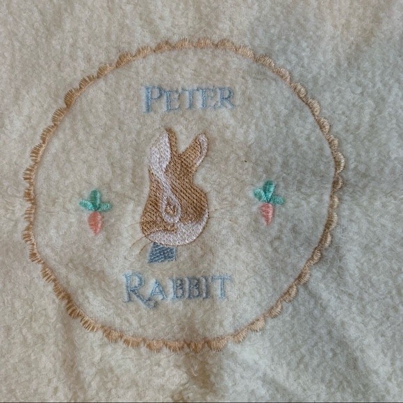 Vintage | Bedding | Vintage Quiltex Peter Rabbit Baby Blanket | Poshmark